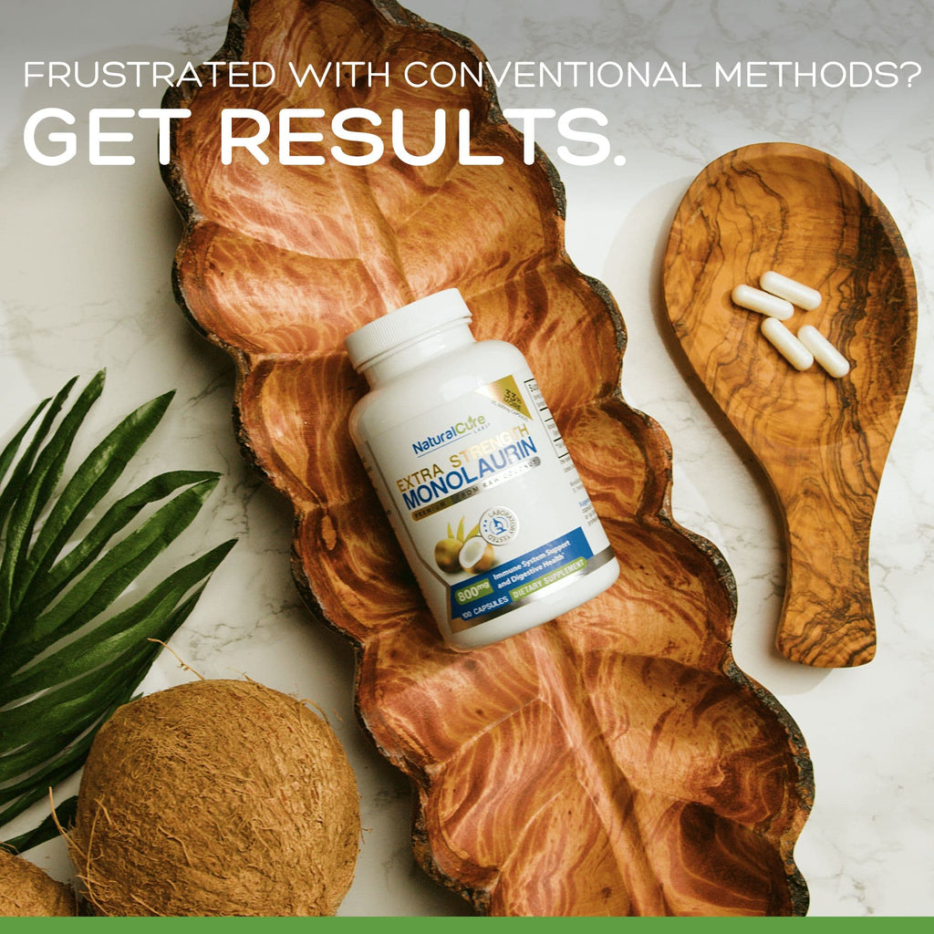Extra Strength Monolaurin Supplement Capsules – Natural Cure Labs