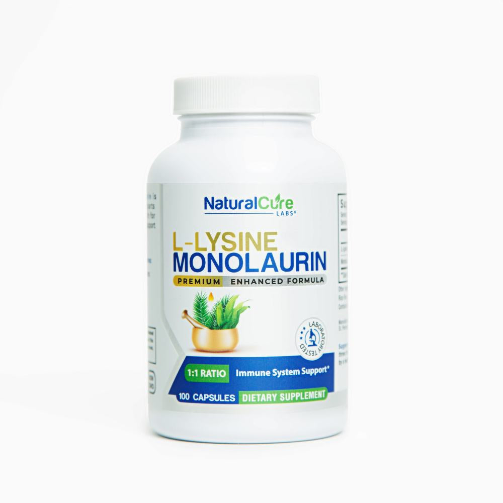 Lysine with Monolaurin + 7 free gifts – Natural Cure Labs